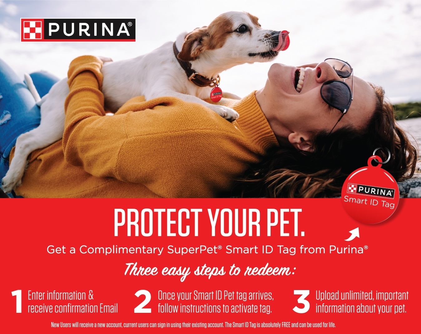 Purina Complimentary Smart Pet ID Tags - SuperIDs by Dynotag